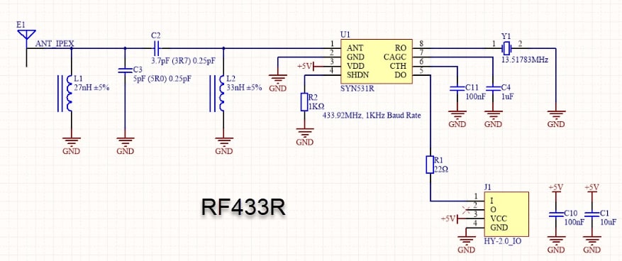 RF433T/R Modules - M5Stack | Mouser